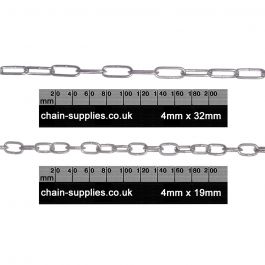 4mm Zinc Plated Chain