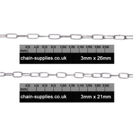 3mm Zinc Plated Chain